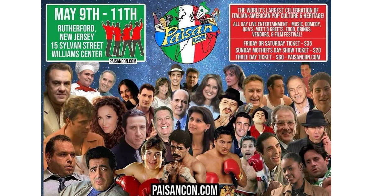 'Paisan Con 2025' Celebrating Italian-American Pop Culture & Heritage ...