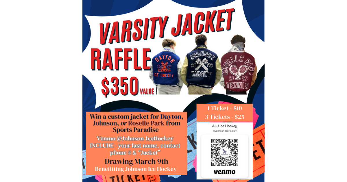 Johnson Ice Hockey Team Holding Varsity Jacket Raffle! | Clark, NJ News ...