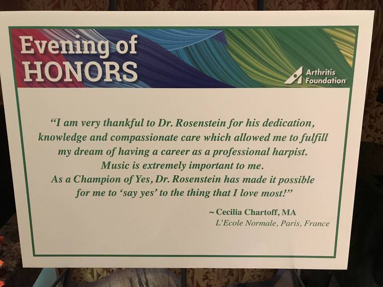 Overlook Medical Center rheumatologist Elliot Rosenstein, MD, honored ...