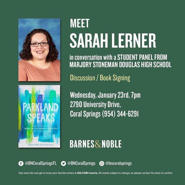 Discussion and Book Signing with Author Sarah Lerner on Wednesday, January 23 | TAPinto