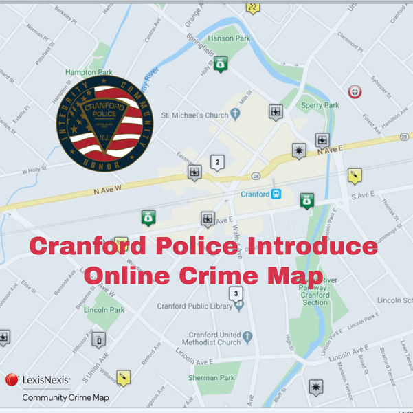 Cranford Police Department Introduces Online Crime Map | TAPinto