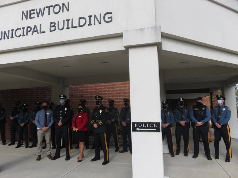 Newton Police Department Swears in New Officer | TAPinto