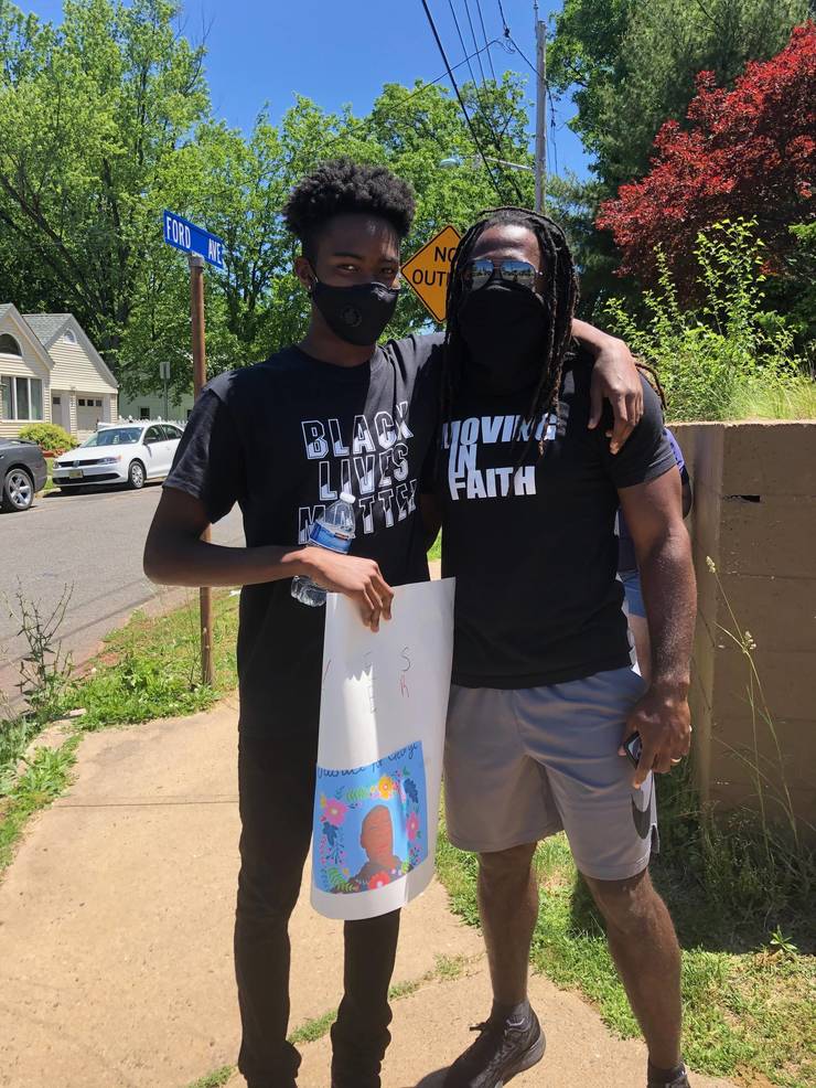 Hundreds march in Franklin to protest the killing of George Floyd - TAPinto