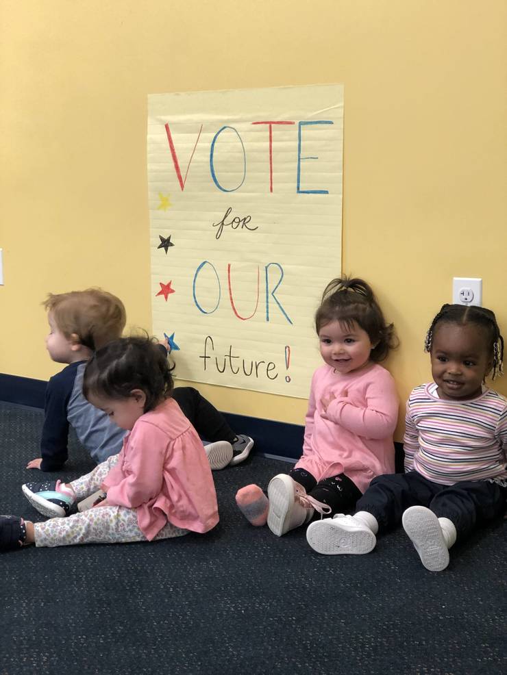 Local Preschool Participates in a Voting Campaign on Election Day | TAPinto