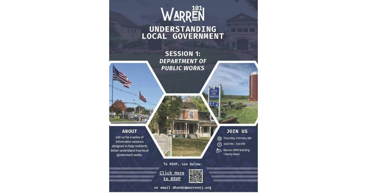 Warren Township Mayor Lisa Lontai Announces Launch of ‘Warren101 ...