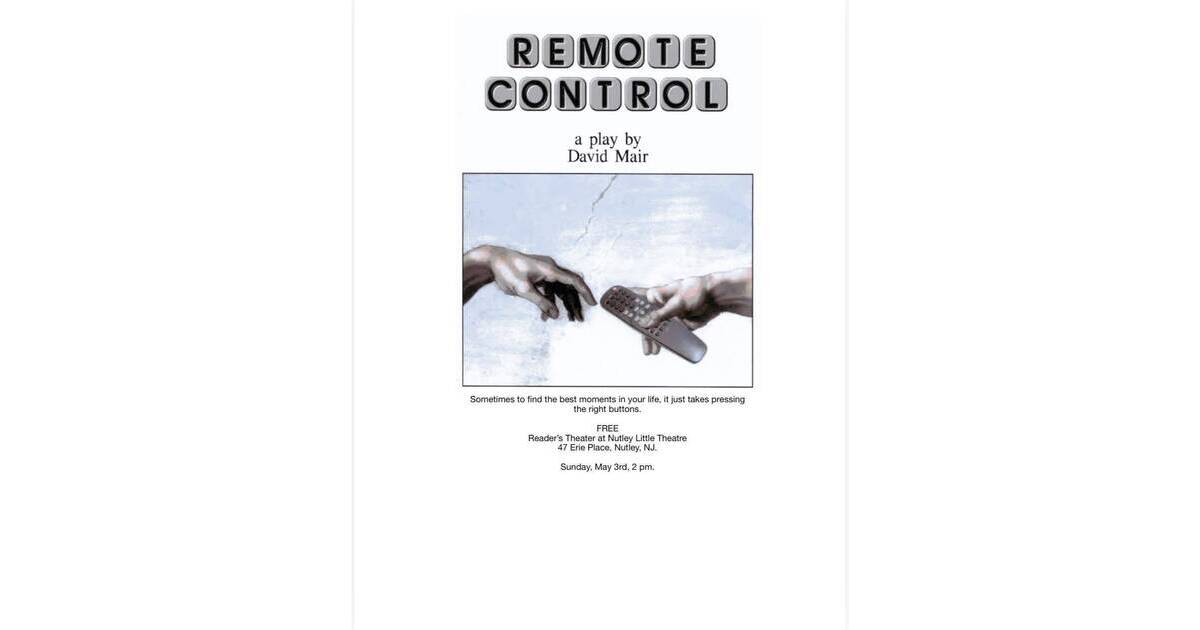 Remote Control : Free Nutley Little Theatre Sunday Readers Theatre ...