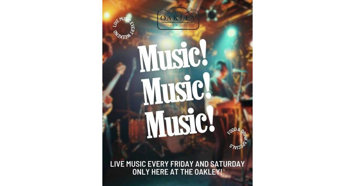 Live Music Every Friday and Saturday at the Oakley in Nutley | Nutley ...