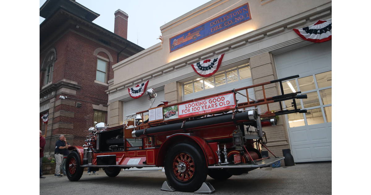 Doylestown Fire Company Celebrates 100th Birthday of Antique Pumper ...