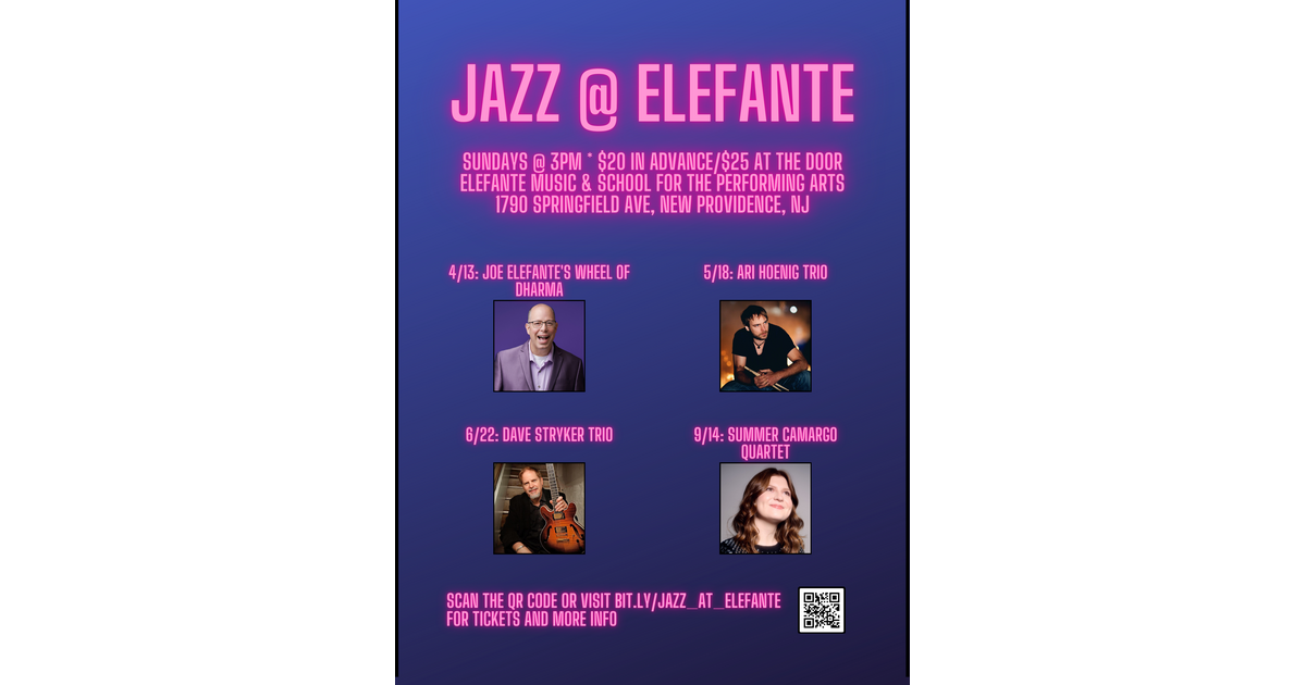 Joe Elefante’s Wheel of Dharma Kicks Off Jazz Series at Elefante Music ...