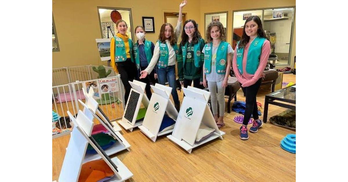 Flemington Girl Scout Troop Earns Bronze Award Creating Teepees for Cat ...