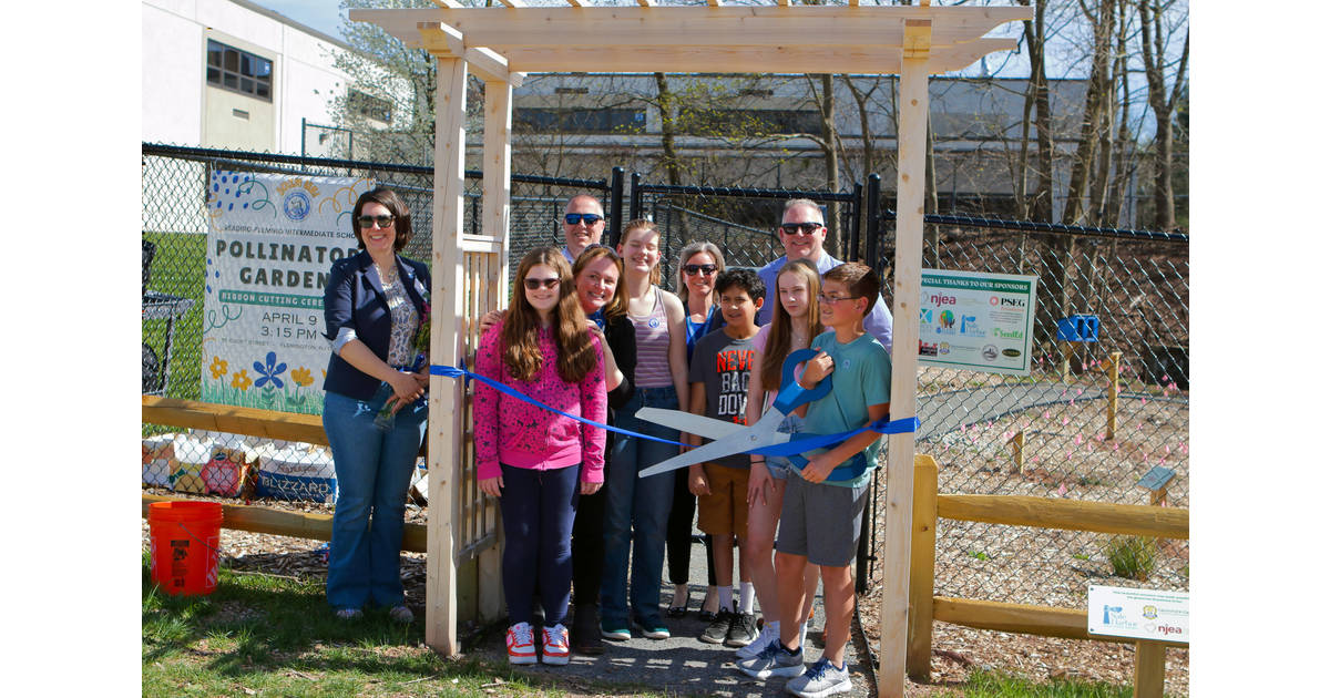 Reading-Fleming Holds Ribbon Cutting for Pollinator Garden | Flemington ...