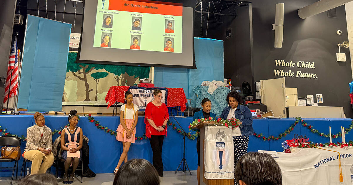 Cresthaven Academy Hosts its First Junior Honor Society Induction for ...