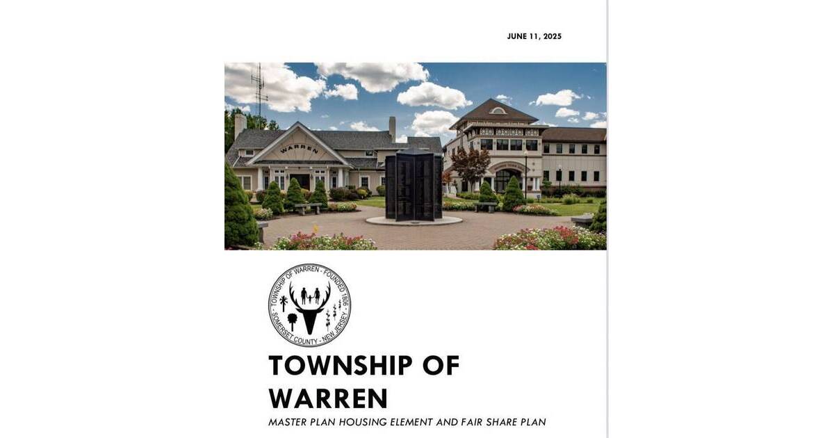 Warren Fair Share Housing Plan: Key Developments & Deadlines | Warren ...