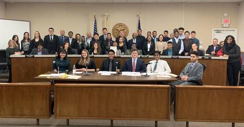 DECA Members Attend Council Meeting to Commemorate National DECA Month ...