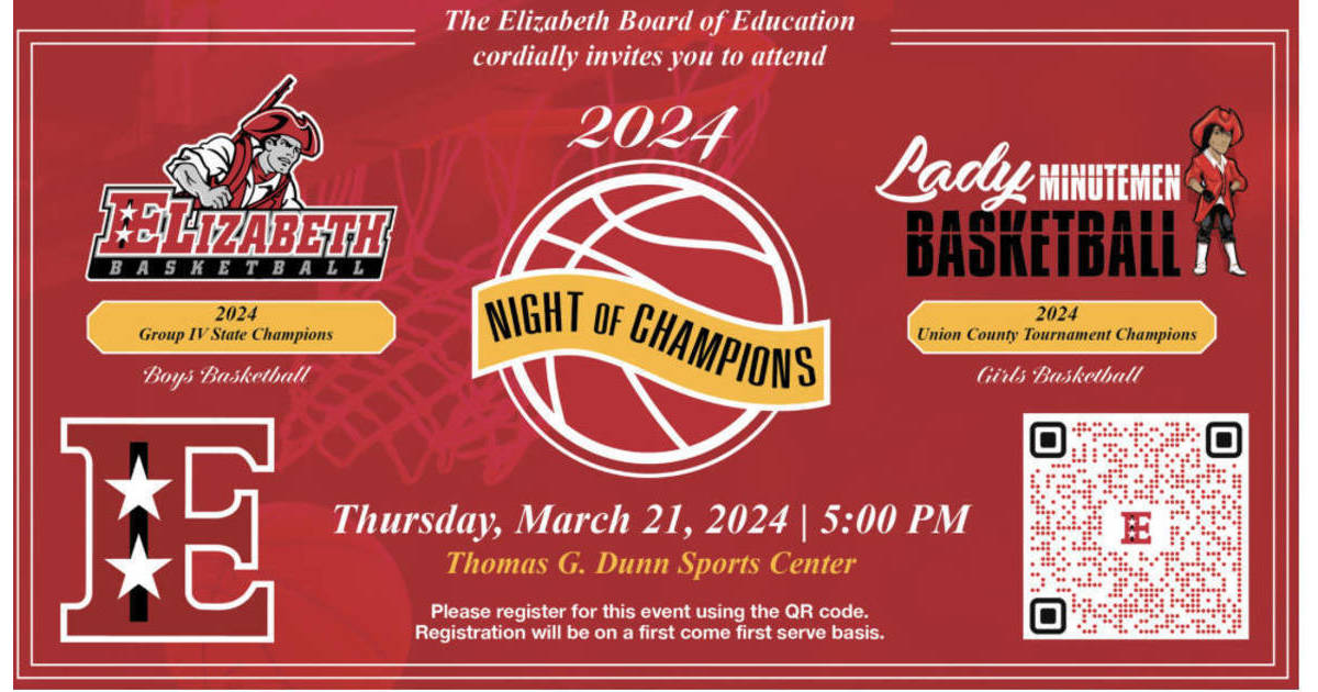 Elizabeth Board of Education To Host ‘Night of Champions’ | Elizabeth ...