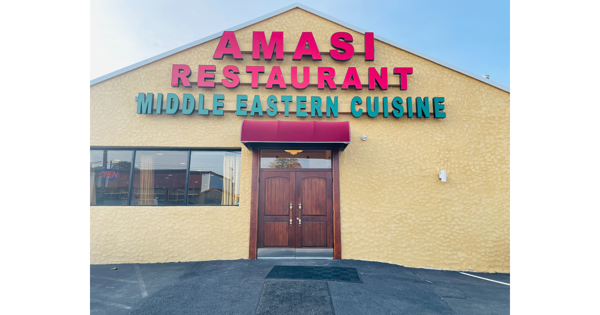 Now Open: Amasi Restaurant Brings Middle Eastern Cuisine to ...