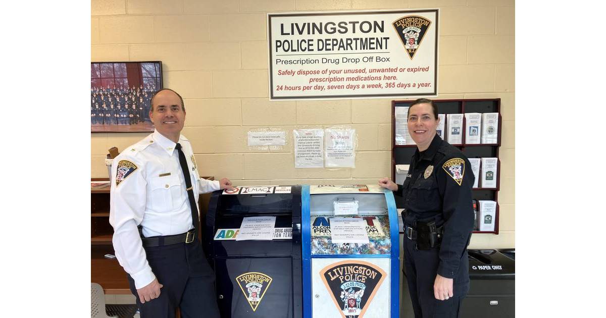 Livingston Police Collect 20,000 Pounds of Drugs Through Safe Disposal ...