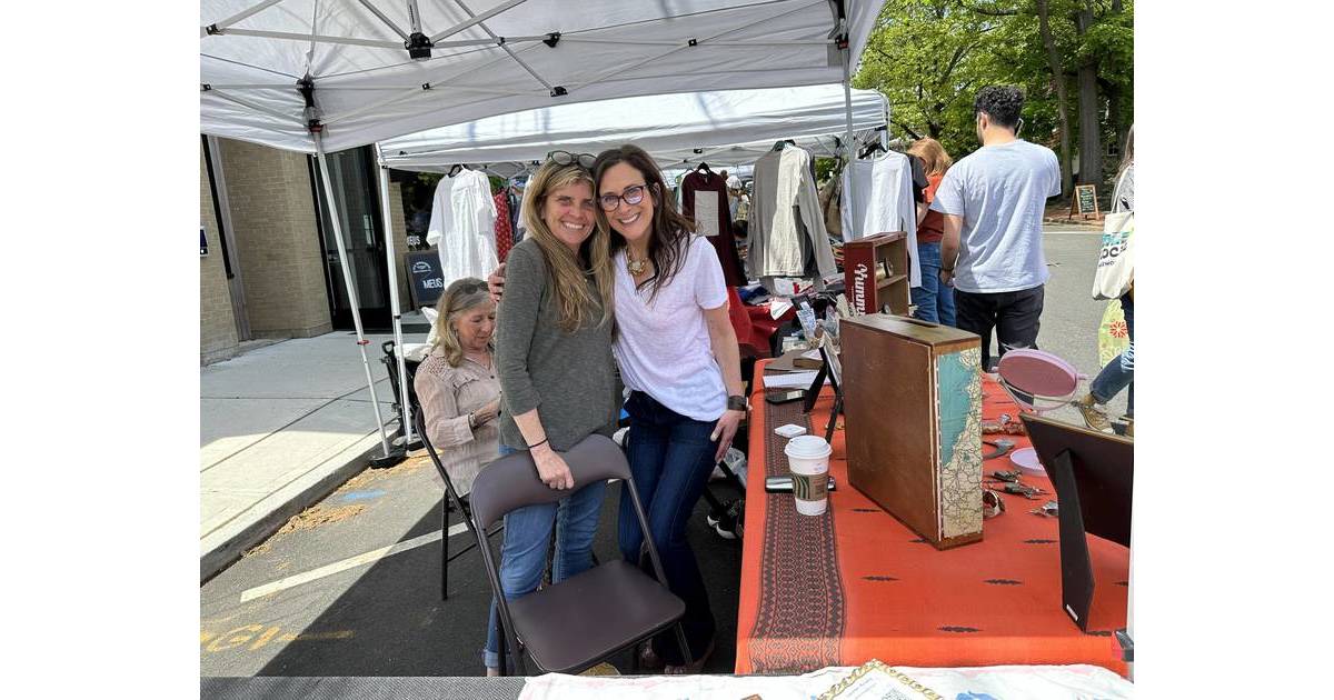 People were Busy Checking Out the Small Wonder Marketplace in Downtown ...