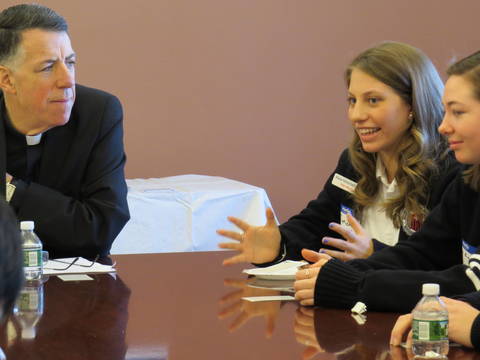 Student leaders at Central Jersey Catholic high schools meet with ...