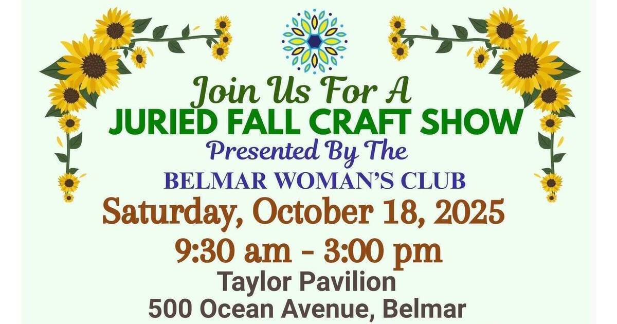 Juried Fall Craft Show Returns to Belmar | Belmar/Lake Como, NJ News ...