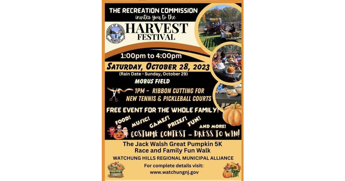 Watchung Harvest Festival set for Saturday | North Plainfield/Green ...