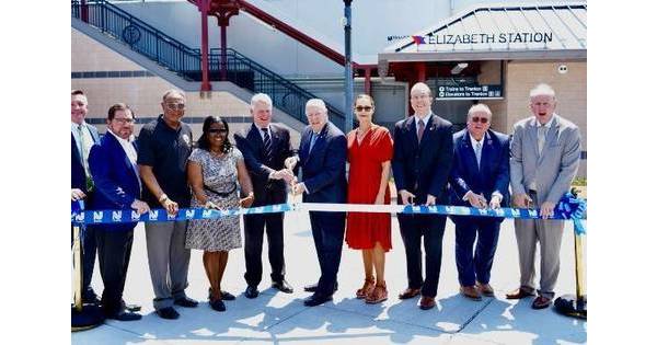 NJ TRANSIT Cuts Ribbon For Grand Reopening Of Renovated Elizabeth Rail ...