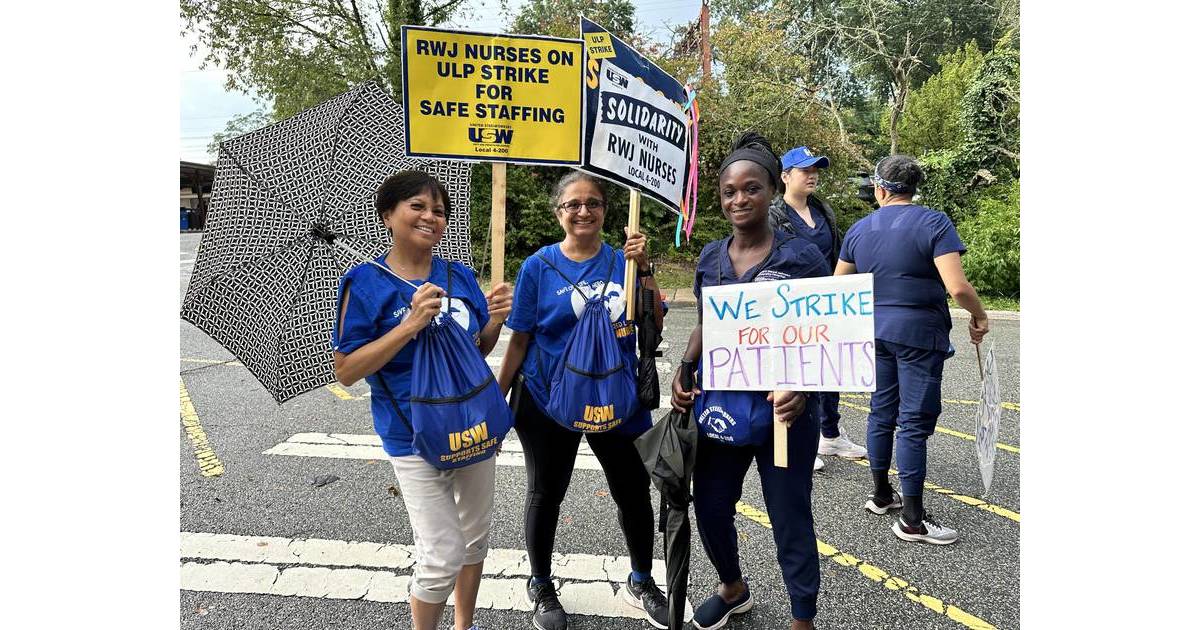 Striking RWJUH Nurses Demonstrate in Maplewood | SOMA, NJ News TAPinto ...