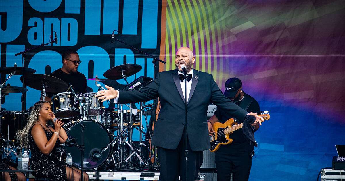 Scenes from Rhythm and Blues by the Brook at Cedar Brook Park 2025 ...