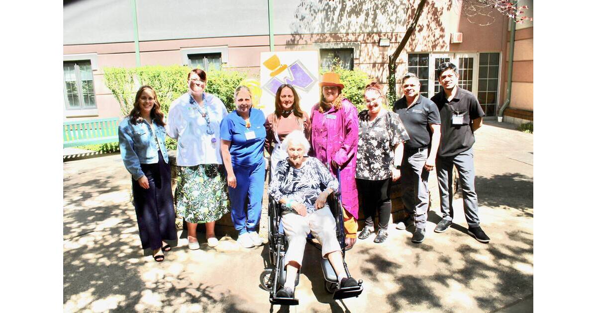 Florham Park Rehab and Healthcare Center Staff Transforms Courtyard ...