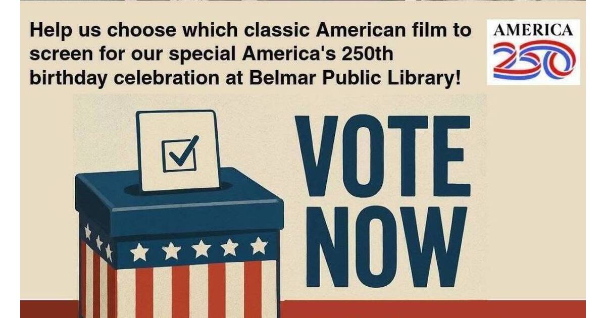Classic American Film Voting Opens at Belmar Public Library | Belmar ...