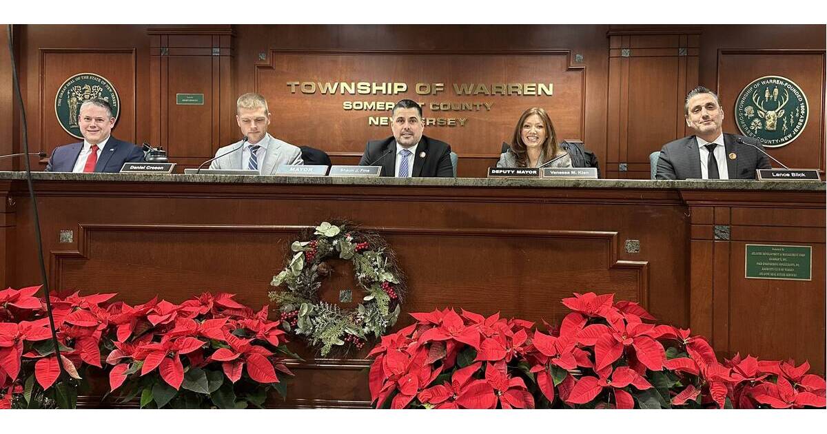 Warren Township Swears in McCarey, Appoints New Mayor and Deputy Mayor ...
