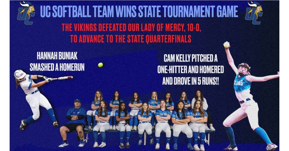Union Catholic Softball Team Wins State Tournament Game Behind Kelly's ...