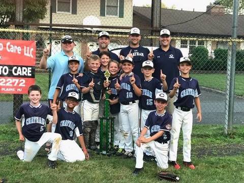 Chatham U9 Baseball Team Wins New Providence Gold League Championship ...