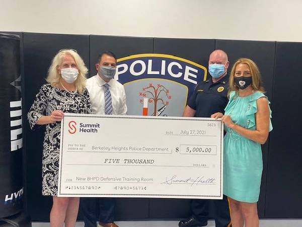 Berkeley Heights Police Department Receives Support from Summit Health ...