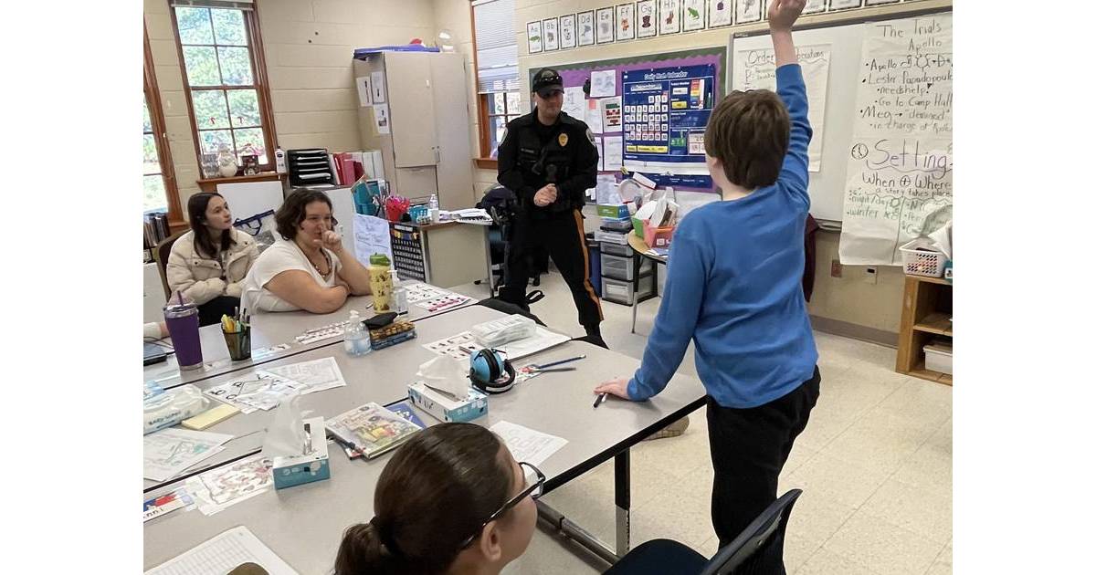 Local Police Officers Engage with Students at Rock Brook School ...