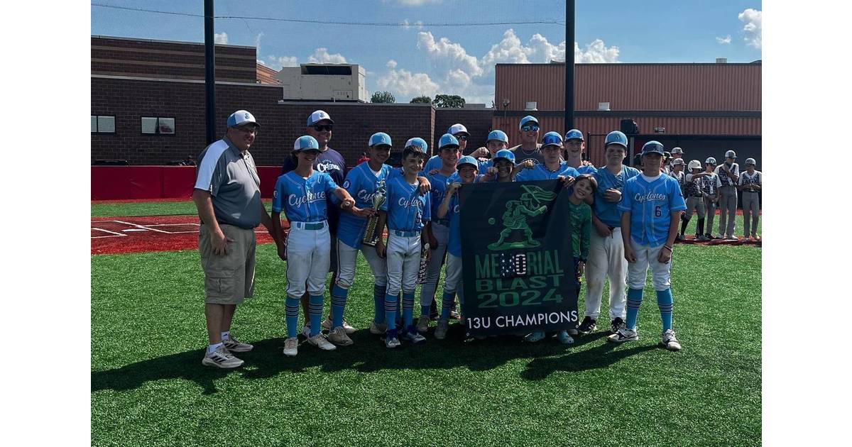 Sparta Cyclone Travel Baseball's 13U Team Wins Memorial Day Blast ...