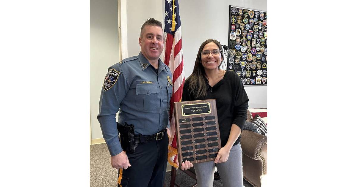 Sparta Police Department's First 'Top Prop' Recipient: Marie Morro ...