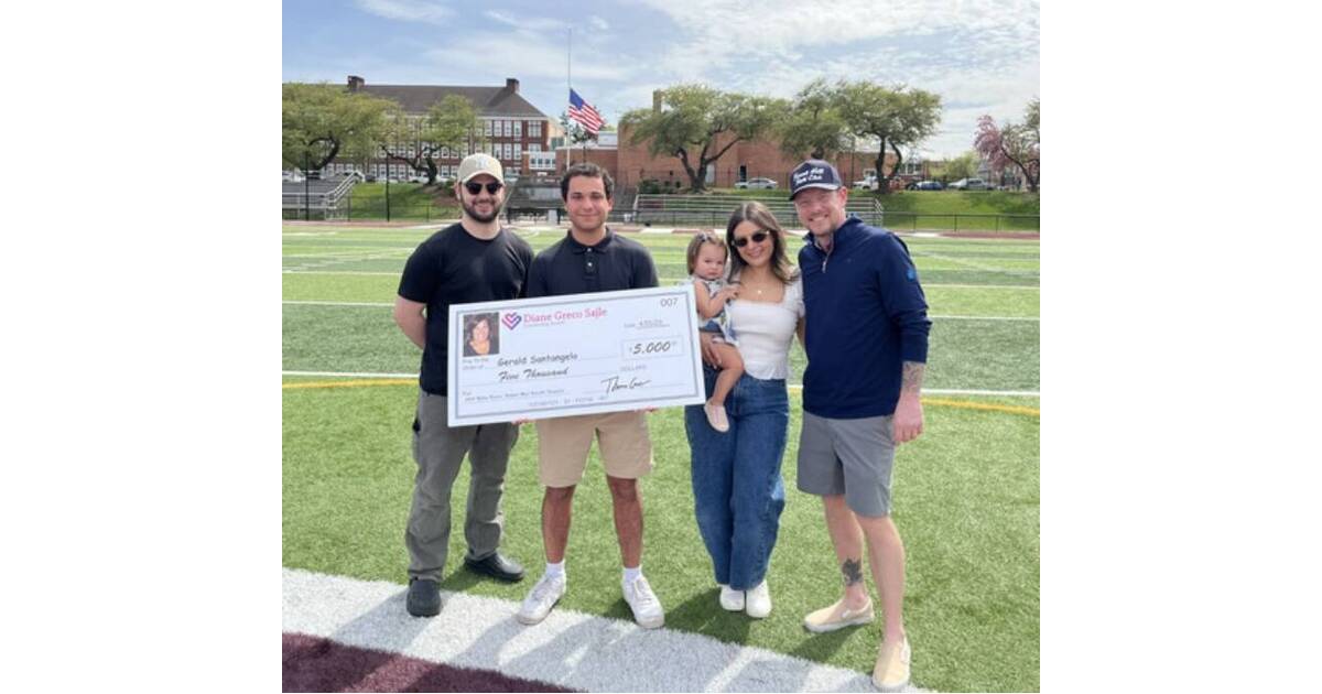 Nutley HS Football’s Gerald Santangelo Receives 2025 Diane Greco Sajle ...