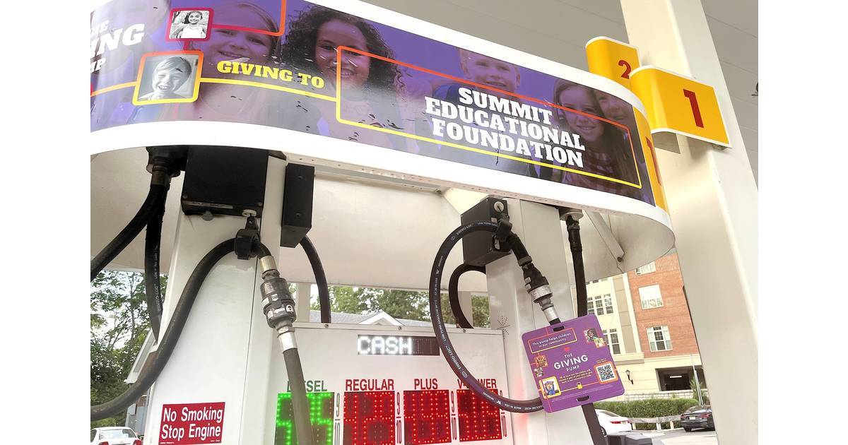 Summit Gas Station's 'Giving Pump' Supports the SEF | Summit, NJ News ...