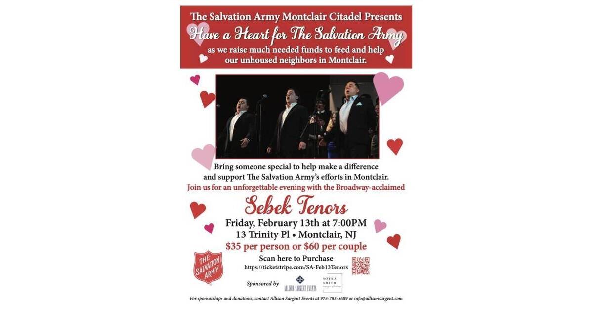 Fall In Love With The Sebek Tenors at a Special Valentines Benefit ...