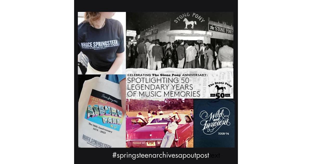 Bruce Springsteen Archives & Center for American Music Launches Pop-Up ...