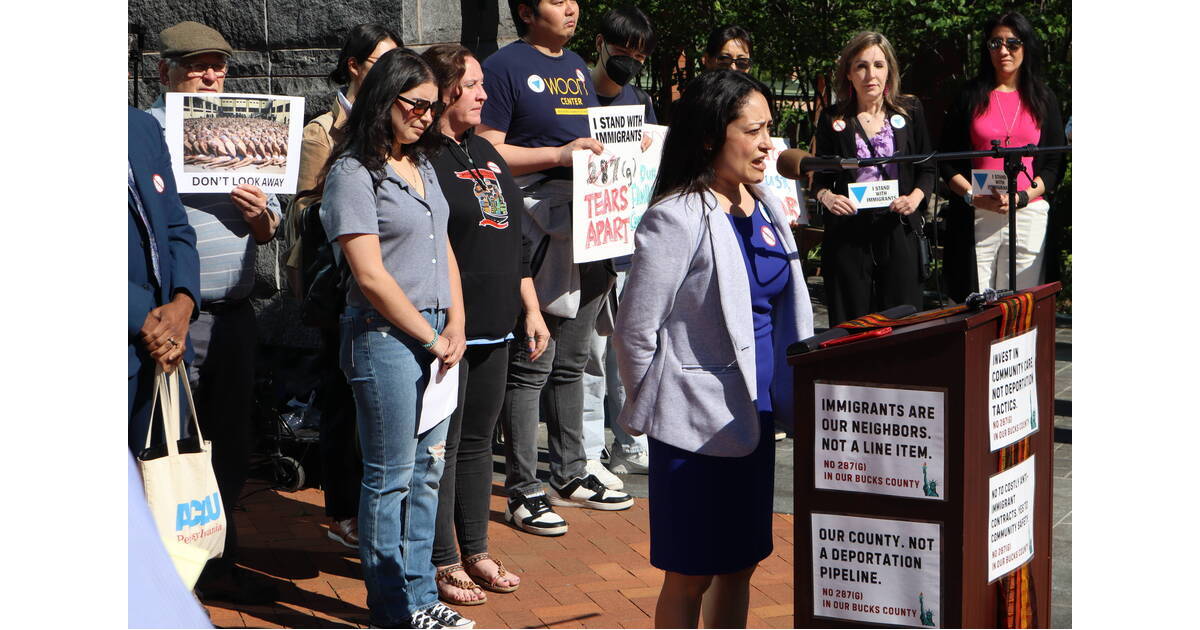 Protesters Criticize Bucks County Sheriff for Agreeing to Work with ICE ...