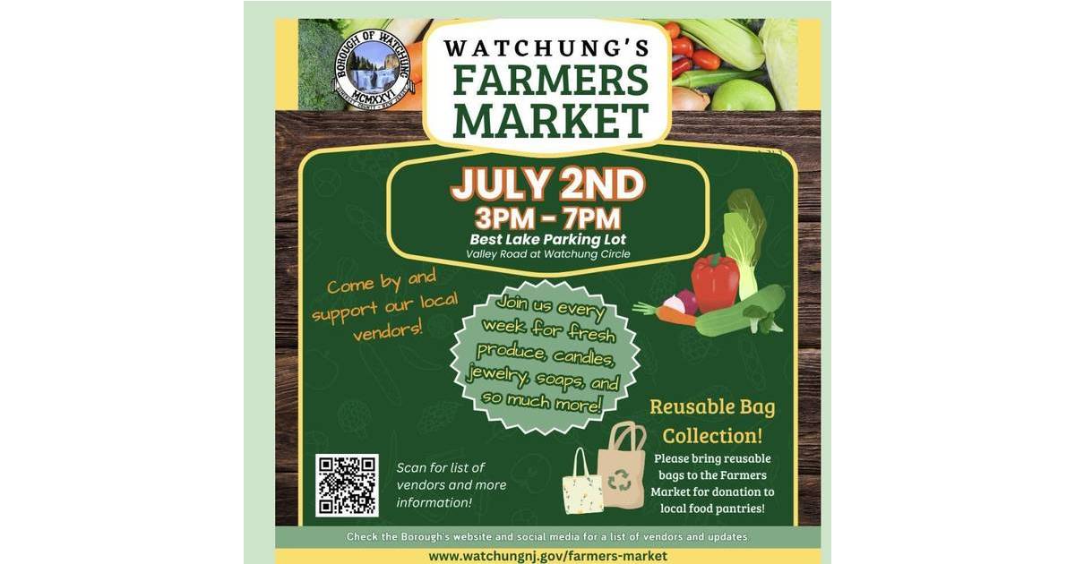 Watchung’s Farmers Market Returns Tuesday | North Plainfield/Green ...