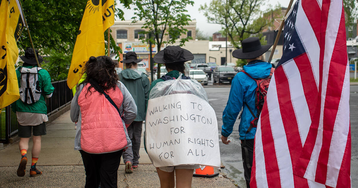 Quakers Pass Through Plainfield on Walk of Solidarity from New York to ...