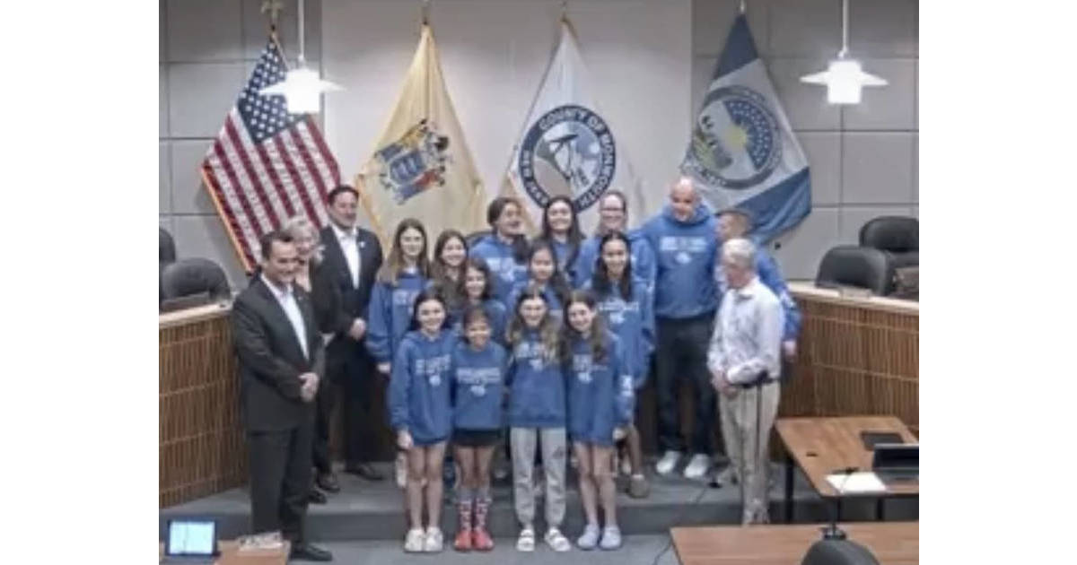 Holmdel Township Committee Recognizes HYAA 5th Grade Girls Basketball ...