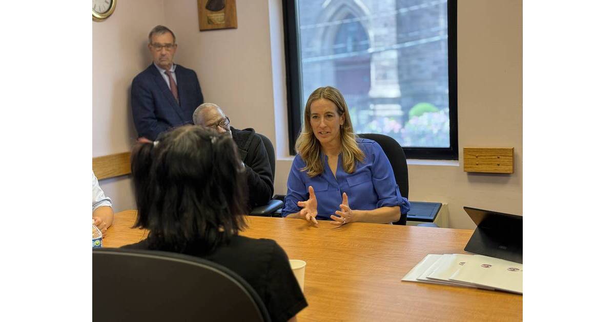 Sherrill, Kim Visit Eva’s Village to Highlight Stakes of Federal Cuts ...