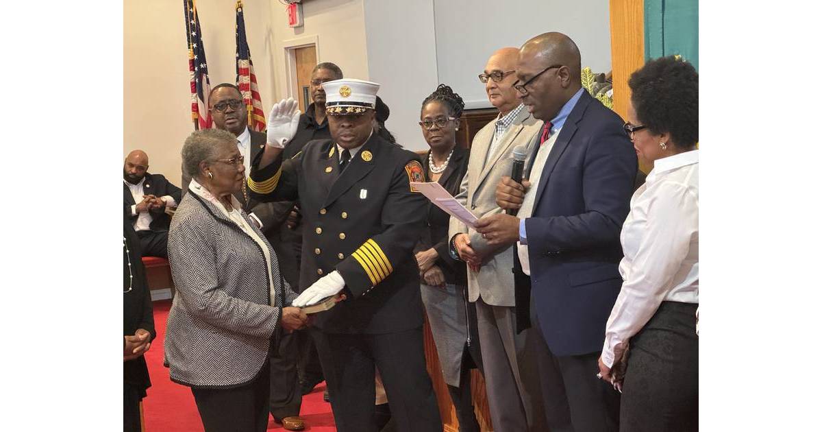 Historic Swearing-In Ceremony as Derrick E. Brown Assumes Role as First ...