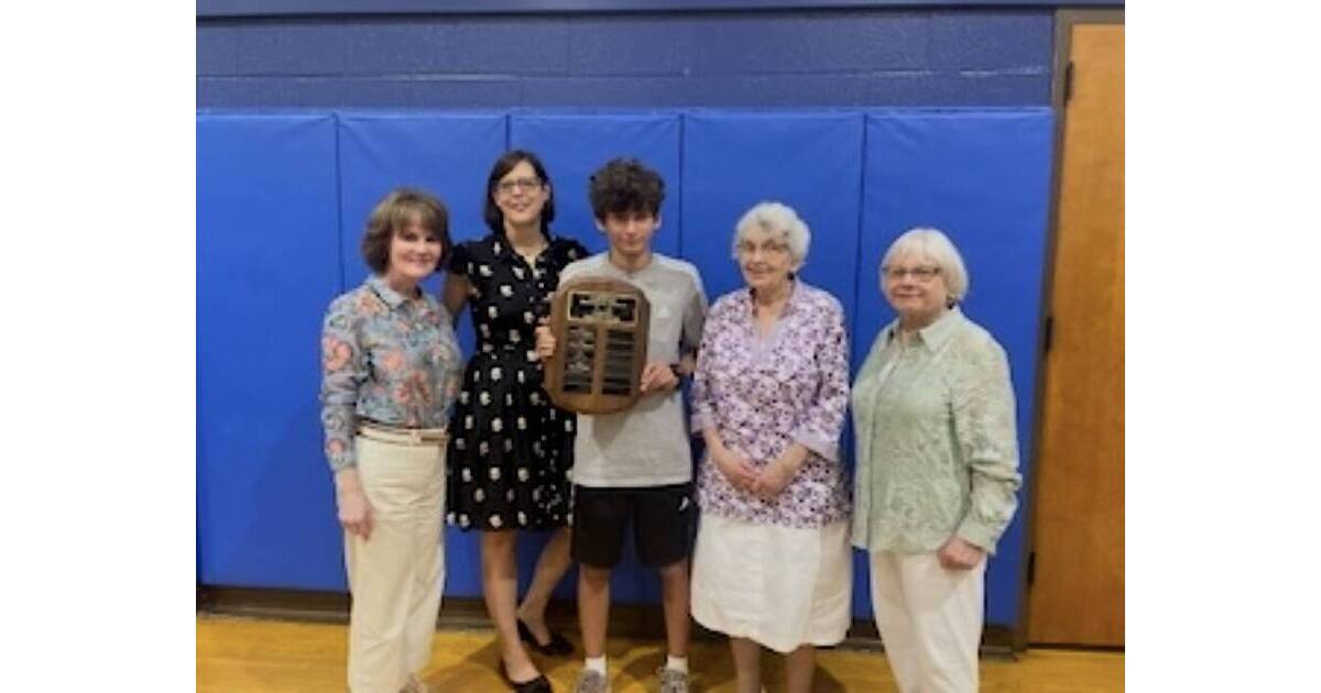 2025 Ehmann History Award Presented to Elias De Peppo by THS | North ...