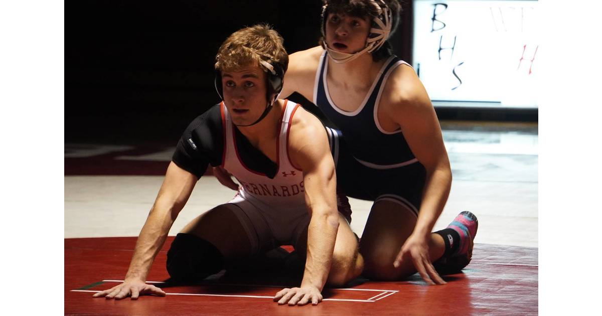 Wrestler Tyler Austin is the Valairco Heating & Cooling Bernards ...