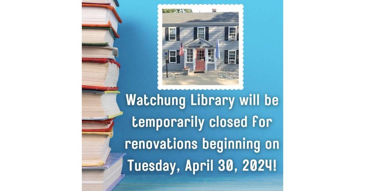 Watchung Library Closing for Renovations | North Plainfield/Green Brook ...